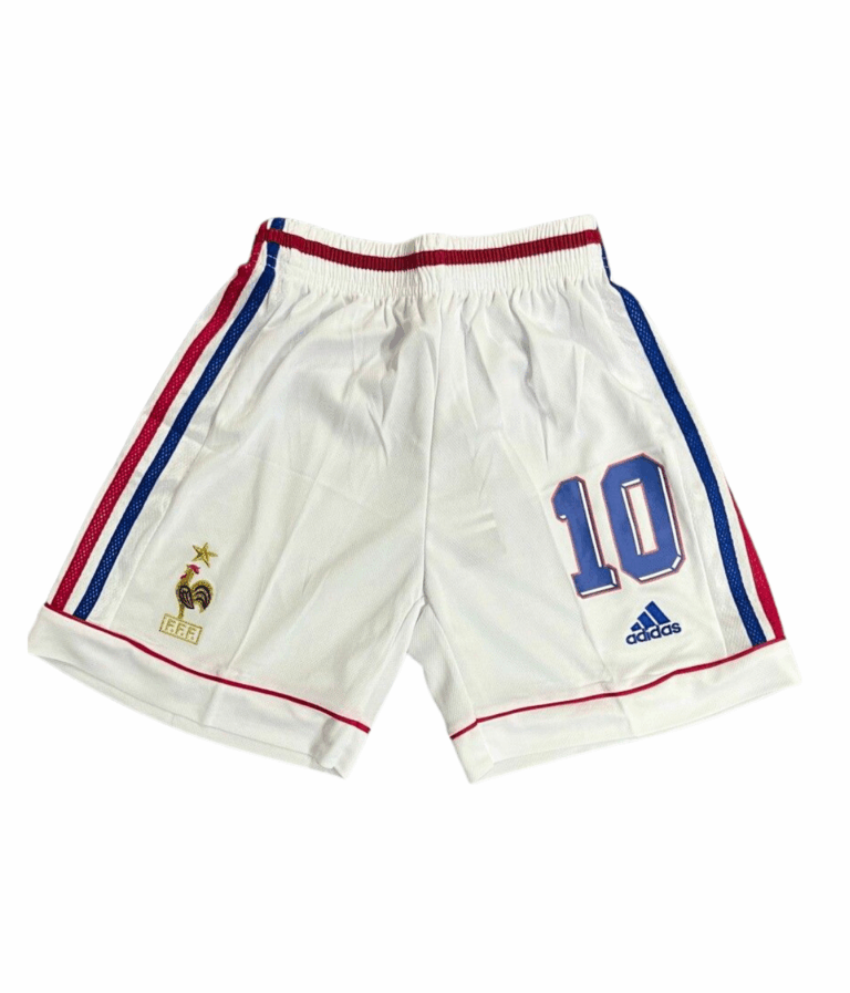 Short RETRO Francia Suplente 1998 – #10 – Camisetas de Fútbol